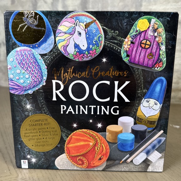 Art | Mythical Creatures Rock Painting New Old Stock Factory Sealed ...